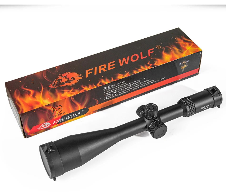 Tactics 8-32X56 Rifle Scope Side Optics Focus Black Matte For Hunting ...