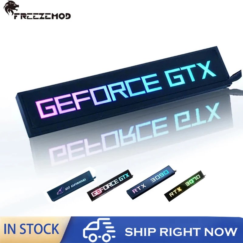 Freezemod Rgb Gpu Side Panel 3090 3080 Gtx Rog Video Card Vga Light ...