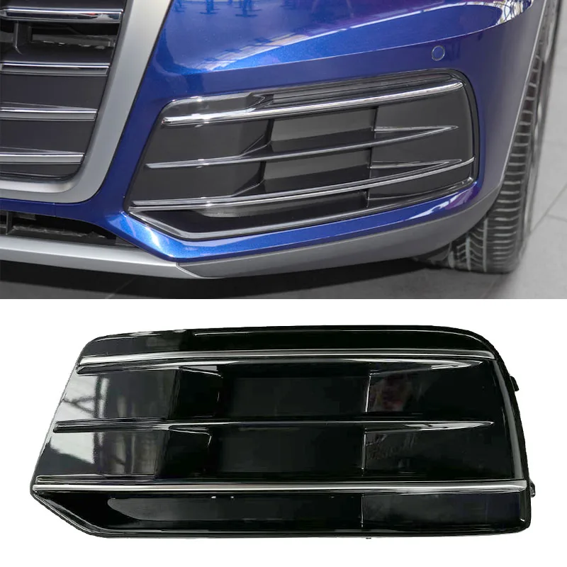 Left Right Side Car Front Bumper Fog Light Grill Trim Cover For Audi Q5 ...