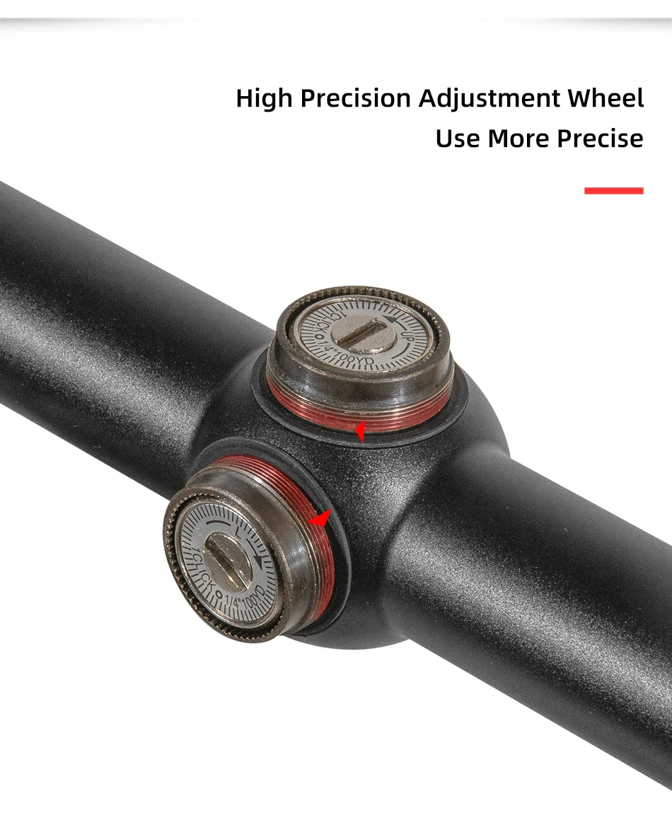 DIANA 4x32 Tactical Riflescope One Tube Glass Double Crosshair Reticle ...