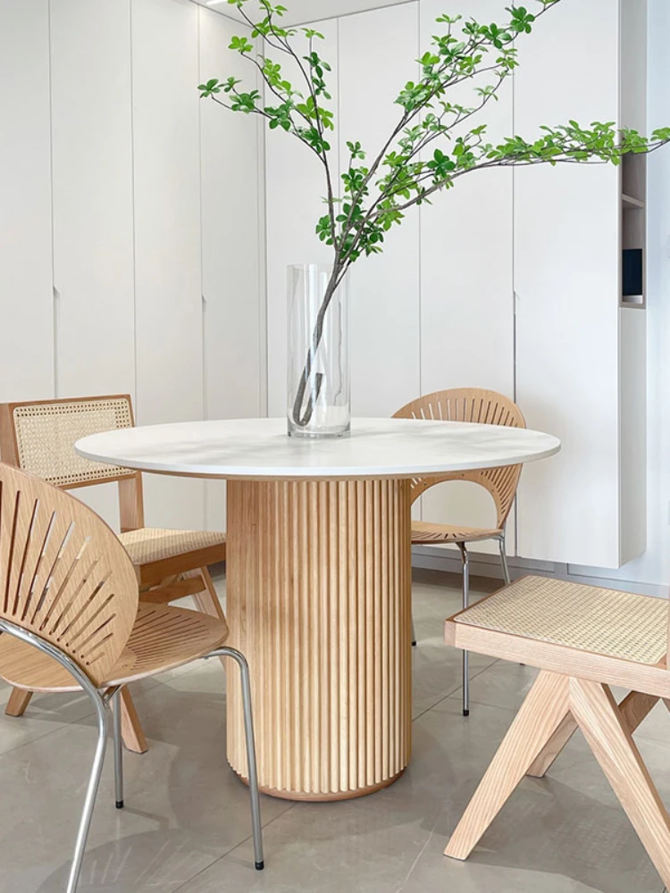 Small Round Japanese Style Dining Table