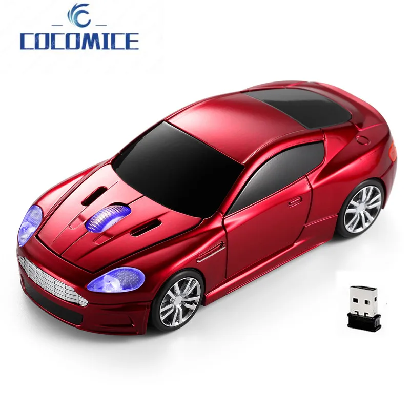 Racing-Car-Shaped-Mouse-USB-Optical-Wireless-Mouse-1600DPI-Mini-3D ...
