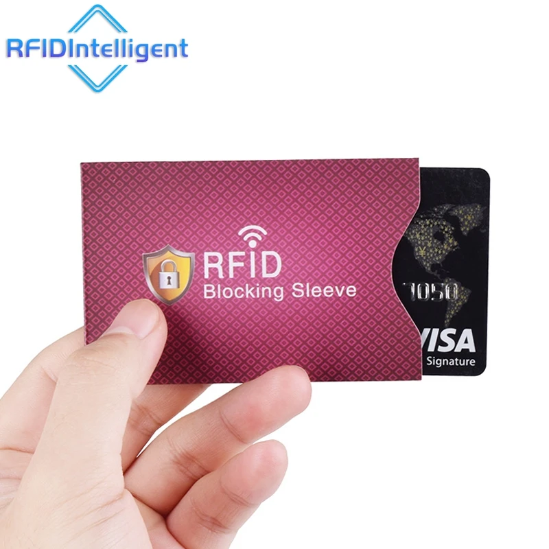5Pcs Anti Degaussing Shield Card Sleeve Anti RFID Blocking Reader Lock ...