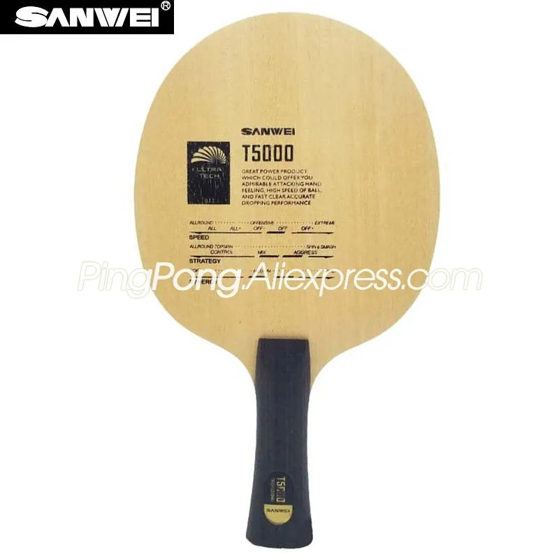 Original-SANWEI-T5000-CARBON-Table-Tennis-Blade-5-2-Carbon-T-5000 ...