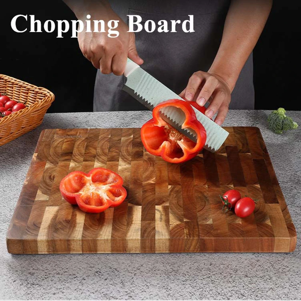 Acacia-Professional-Wood-Cutting-Board-Wooden-Meat-Cutting-Chopping ...