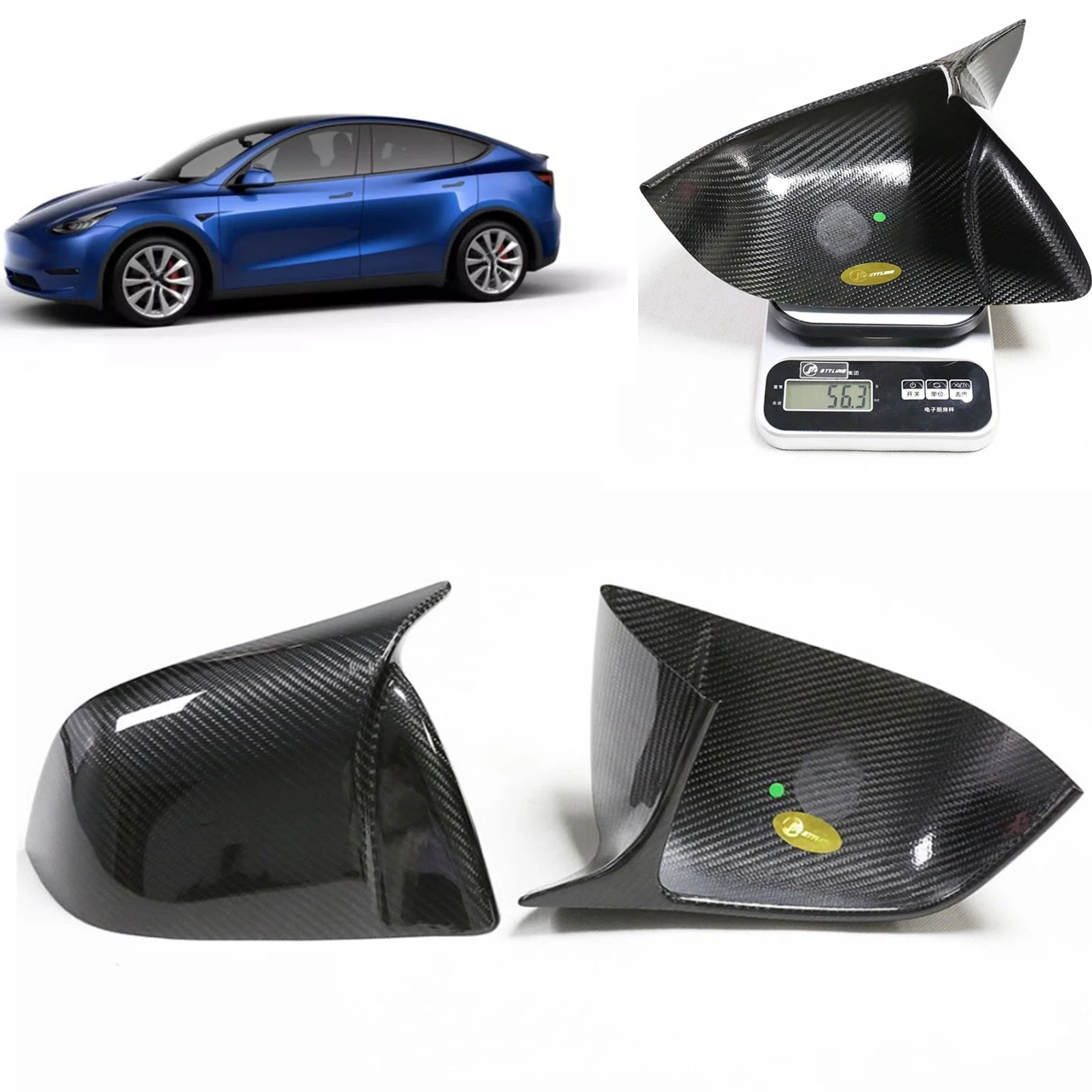 Car-Mirror-Cover-Exterior-Side-Case-Rear-View-Cap-Reverse-Shell-Add-On ...