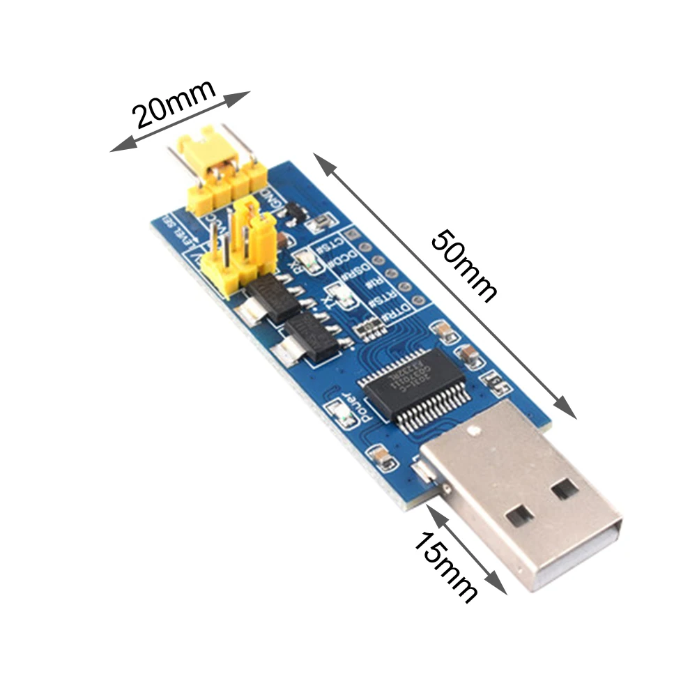 Generic Usb To Ttl Converter Usb To Uart Serial Port Module 5v/3.3v/1.8v Ft232rl Code Programmer ...