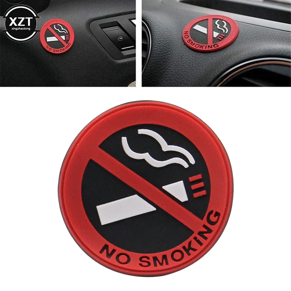 1pcs New And High Quality Auto Car Rubber Sticker No Smoking Sign ...