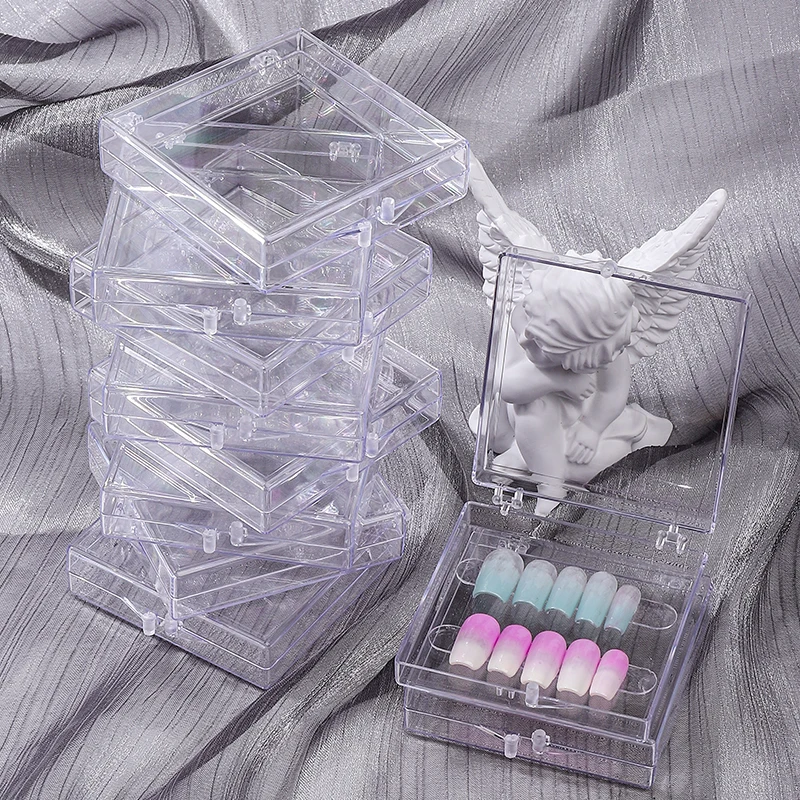 Fake-Nail-Packages-Transparent-Press-On-Nail-Packaging-Storage-Boxes ...