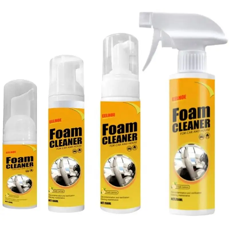 60-100-250ML-Multi-Purpose-Foam-Cleaner-Car-Interior-Leather-Seat-Panel ...