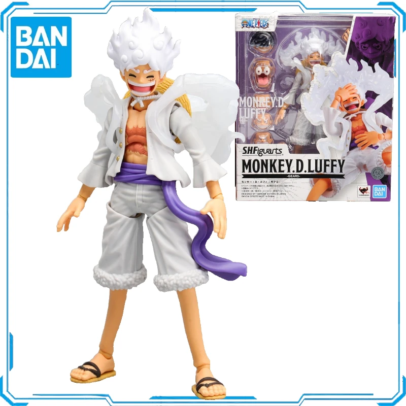 In Stock Original Bandai One Piece SHF Monkey D. Luffy Action Figures ...
