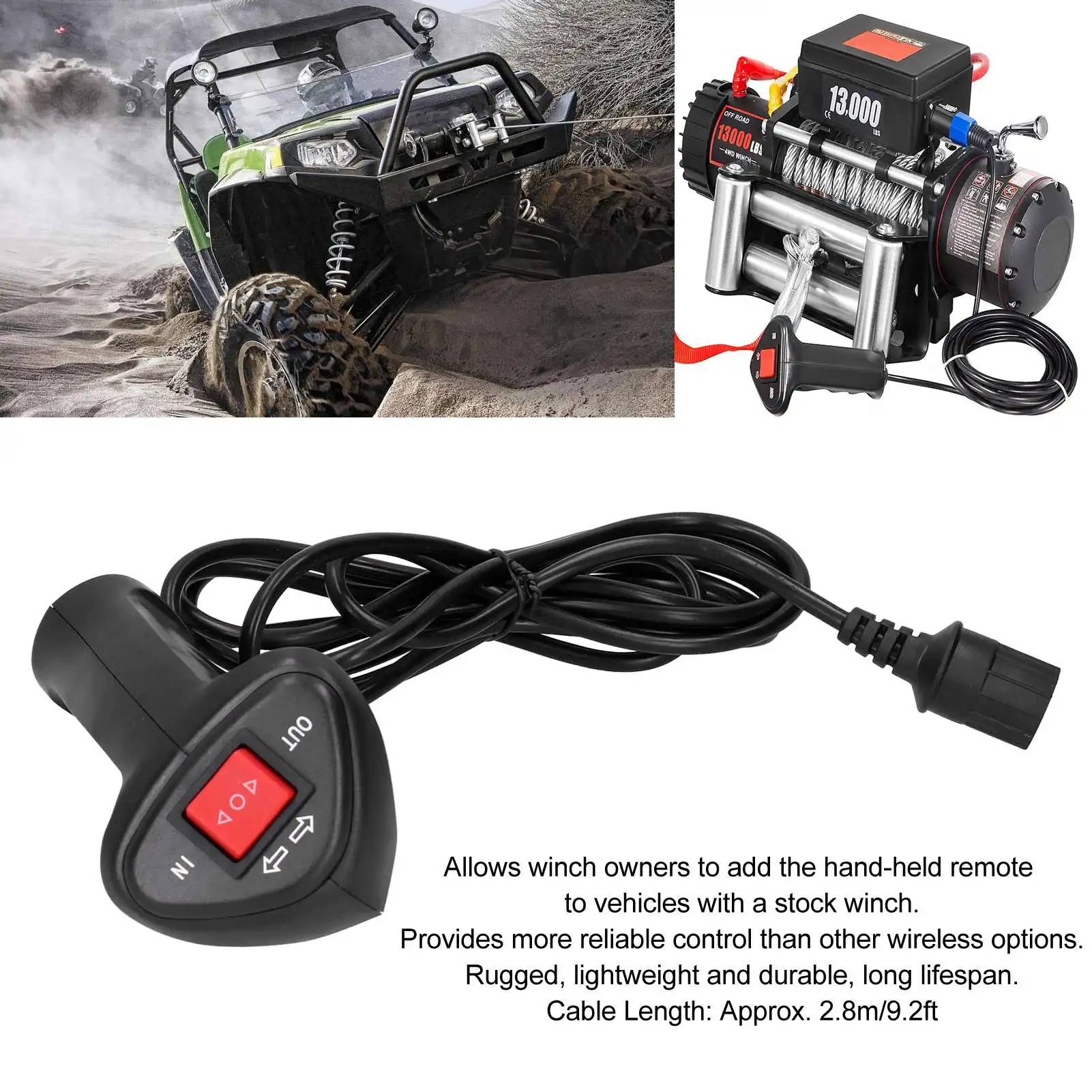 Electric Winch Remote Winch Remote Control Electric Winch Remote ...