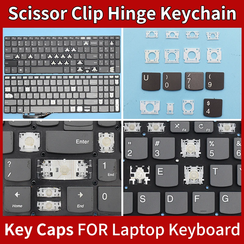 Replacement-Keycaps-Scissor-Clip-Hinge-For-Lenovo-IdeaPad-S145-15AST ...