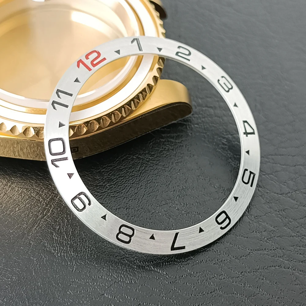 Gmt Bezel Insert Ceramic | 40mm Bezel Insert | Gmt Watch Case | Ceramic ...
