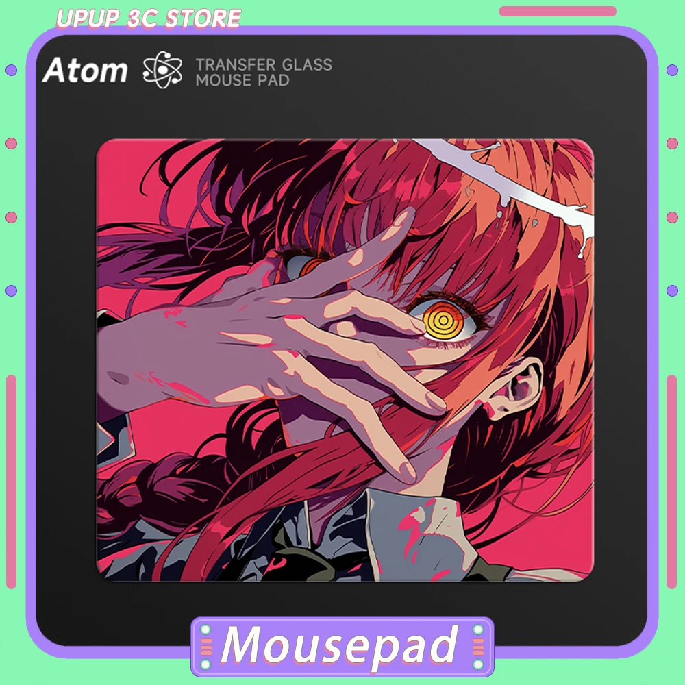 ATOM-Tempered-Glass-Mousepads-FPS-Cartoon-Anime-Gaming-Mouse-Pads ...