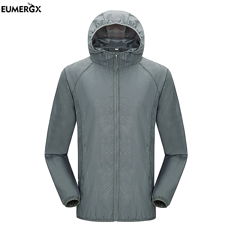 EUMERGX Unisex Sun Protective Windbreaker Men‘s Women‘s Hiking Camping ...