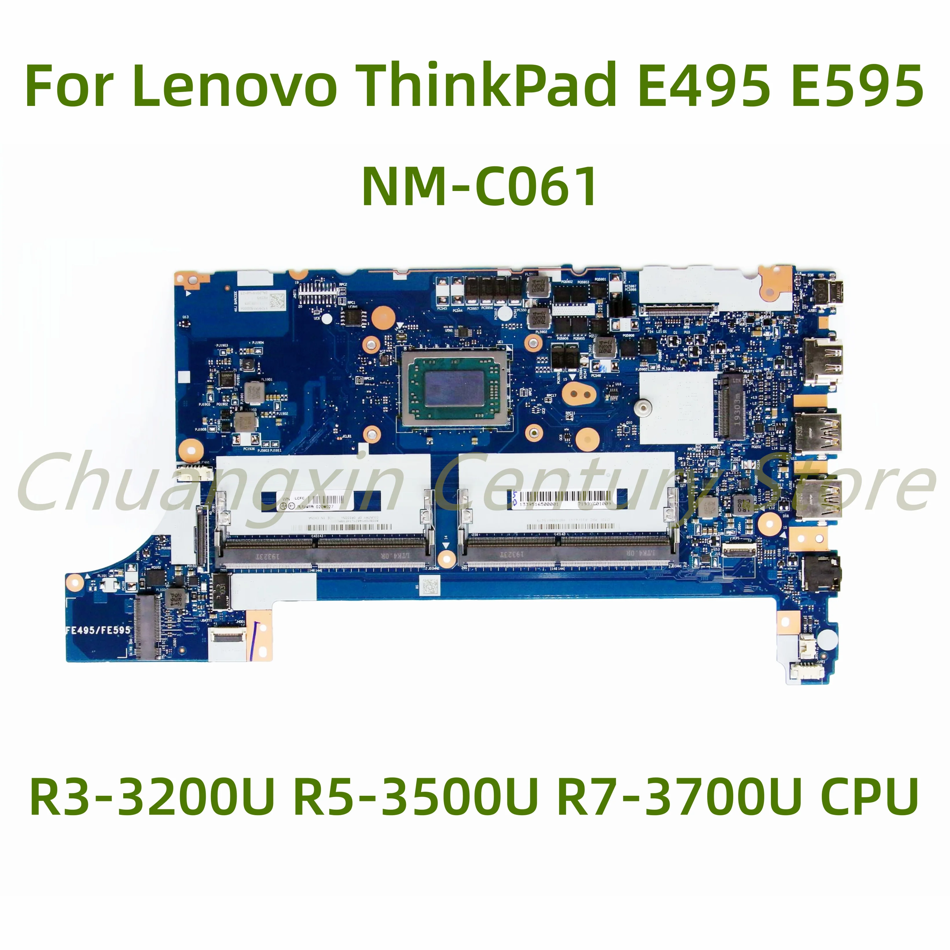 Suitable-for-Lenovo-ThinkPad-E495-E595-laptop-motherboard-NM-C061-with ...