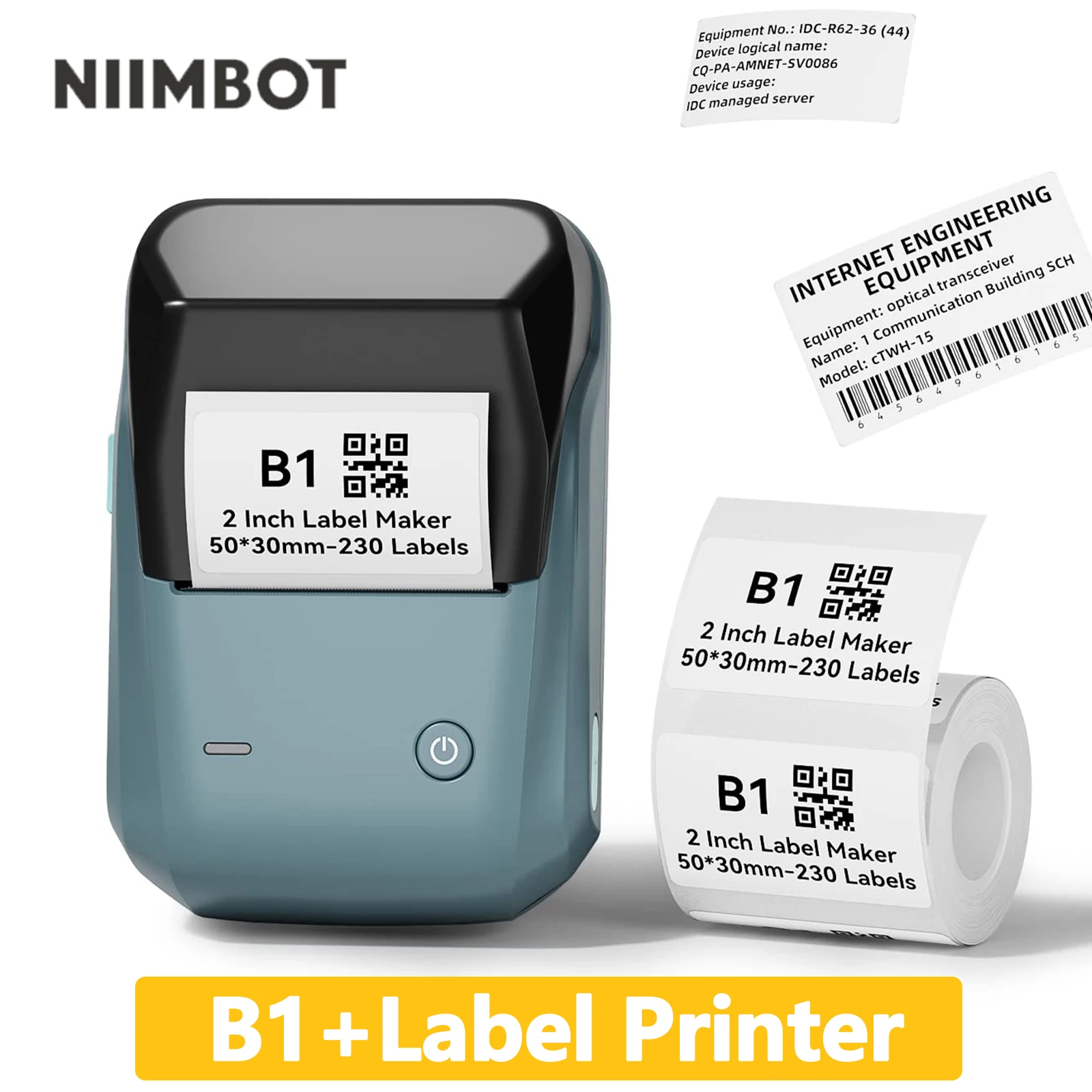 Niimbot B1 Mini Thermal Self-adhesive Labels Printer Mini Portable Printer For Mobile Sticker ...
