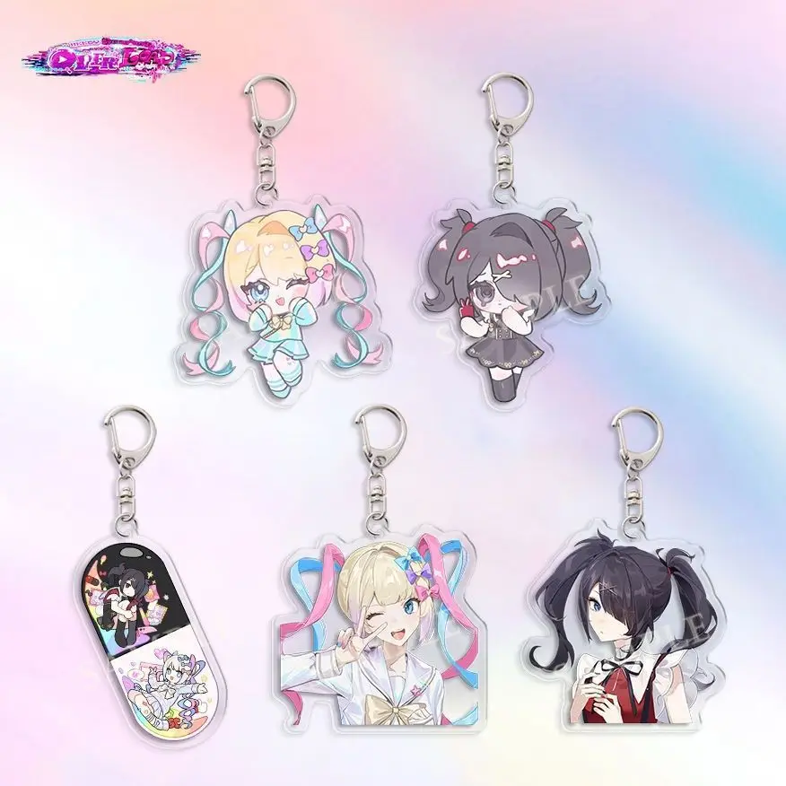 KAngel Amechan Anime Keychain Women Needy Girl Overdose Acrylic Key ...