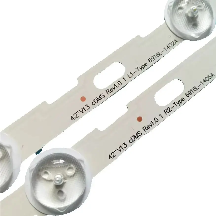 10pcs LED backlight strip for TV 42LN5200 42LN5300 42LN5204 AGF78379401 ...