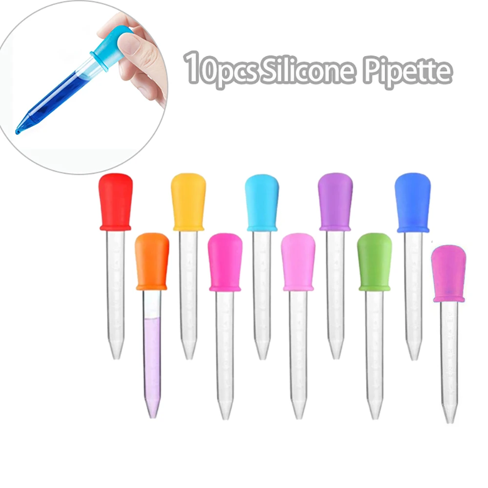 Silicone Plastic Feeding Medicine | Dropper Lab Equipment - 10pcs/set ...
