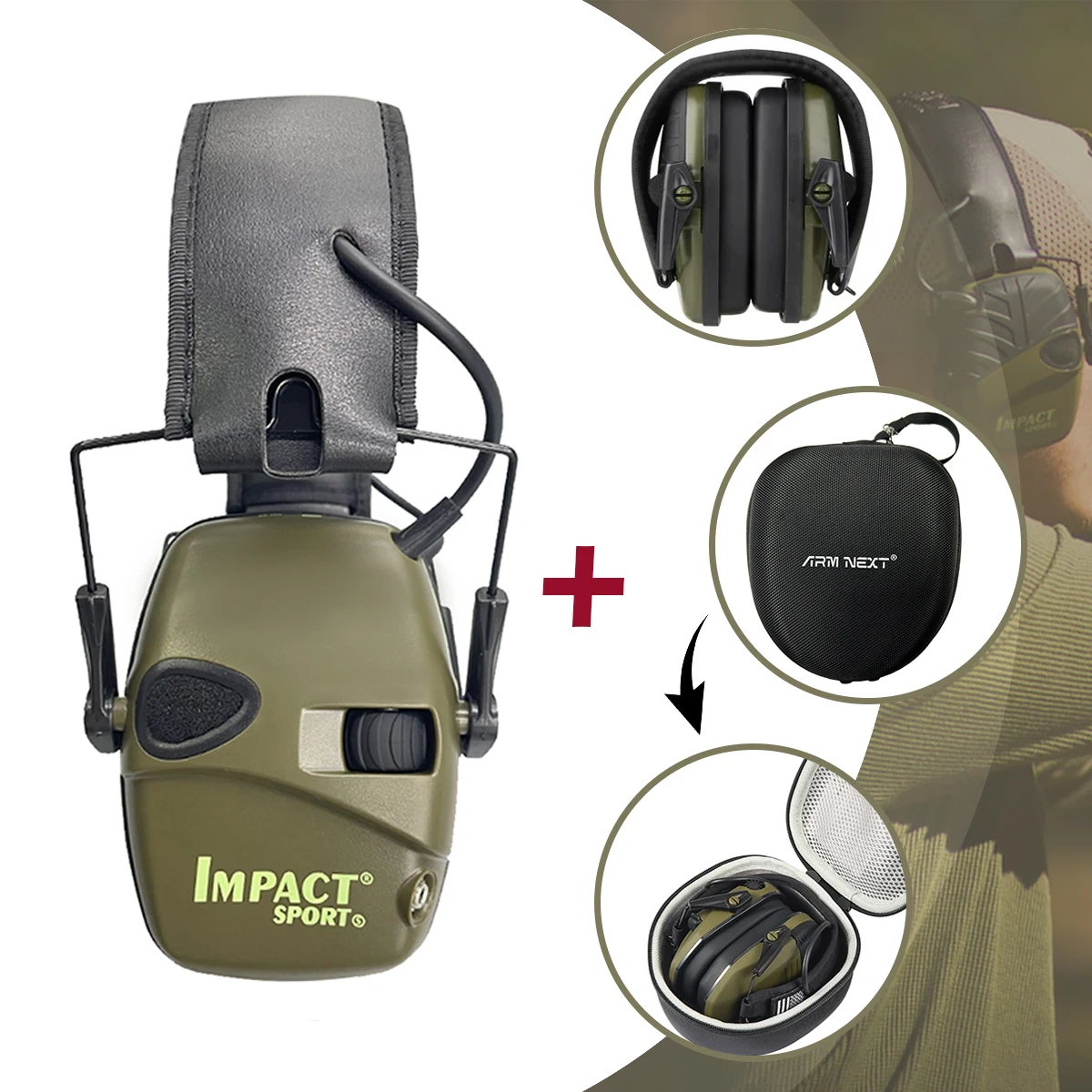 Tactical Electronic Shooting Earmuff Outdoor Sports Anti-noise Headset ...