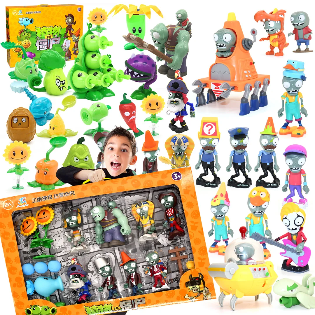 PLANTS-VS-ZOMBIES-2-Toys-Full-Set-New-Role-Pea-Shoote-Alliance-Bullet ...