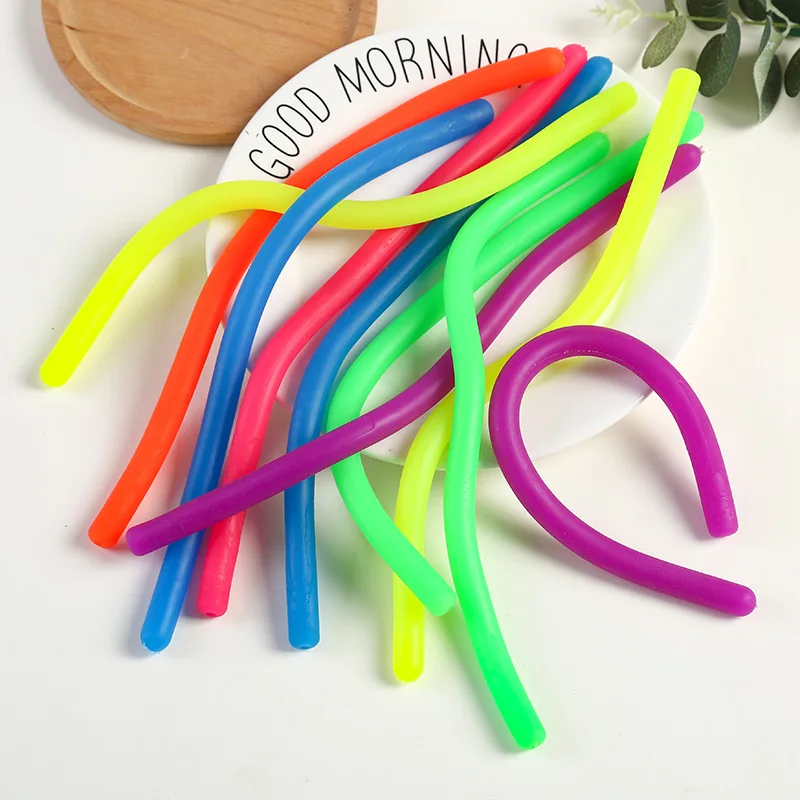 Soft-Rubber-Noodle-Elastic-Rope-Toys-Stretch-String-Decompression-Toy ...