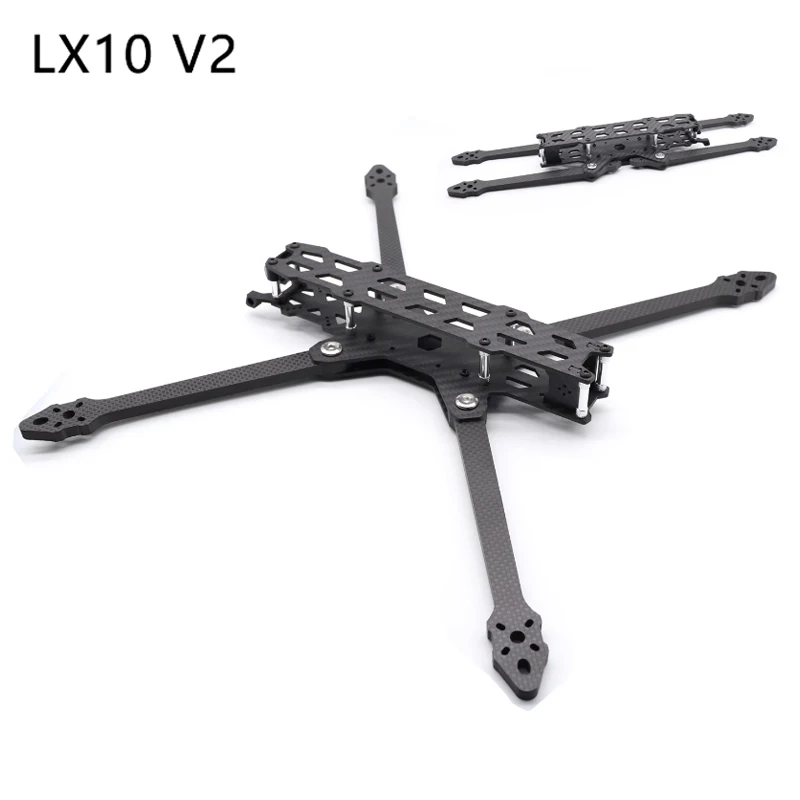 LX10 V2 10inch Fold Carbon Fiber Frame Wheelbase 405mm Thickness Arm 7 ...