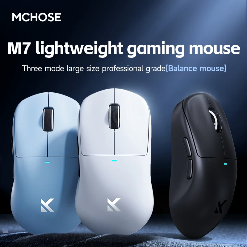 MCHOSE-M7-Wireless-Mouse-26000dpi-2-4g-Bluetooth-8KHz-Gaming-Office ...