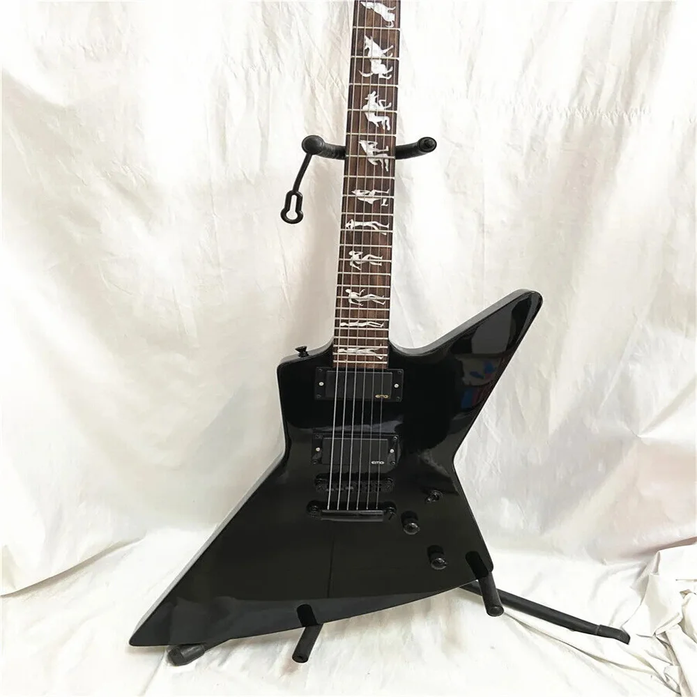 High-Quality-ESP-Snakebyte-Electric-Guitar-Active-Pickups-White-Black ...