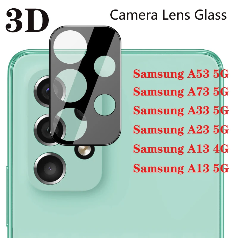 3D Camera Lens Glass for Samsung A53 A73 A33 A13 A23 A32 A12 A52 A72 5G A54 A34 Screen Protector ...