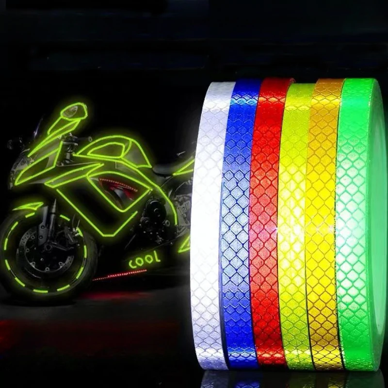 Bike-Wheels-Reflective-Stickers-Cycling-Fluorescent-Reflect-Strip ...