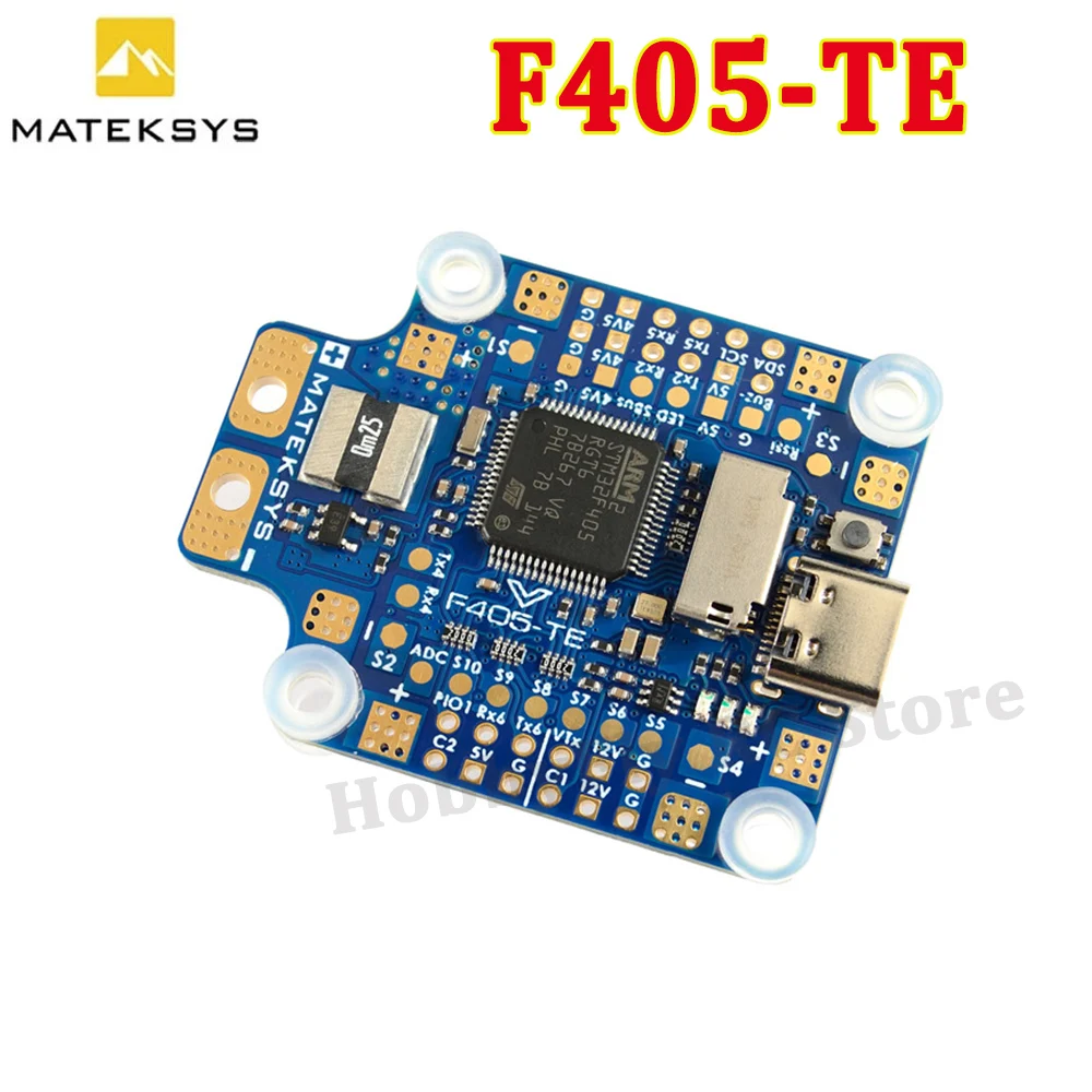 Matek MATEKSYS F405-TE F405 STM32F405RGT6 Flight Controller Built-in OSD SD Slot Dual BEC For ...