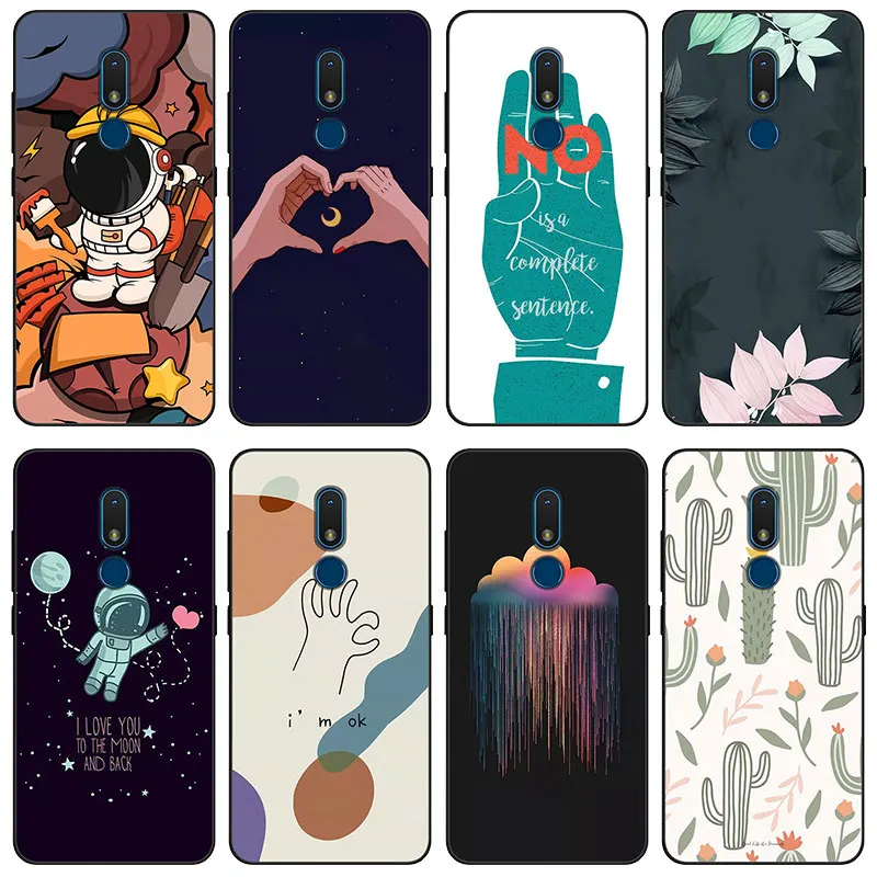 For-Nokia-C3-C1-C2-2nd-Edition-Case-Soft-Silicone-Back-Cover-Cartoon ...