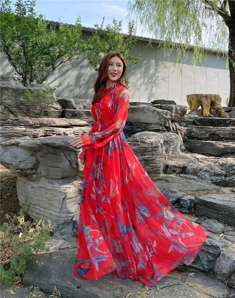 Summer Beach Holiday Travel Maxi Dress Bohemian Maternity Photo Shoot ...
