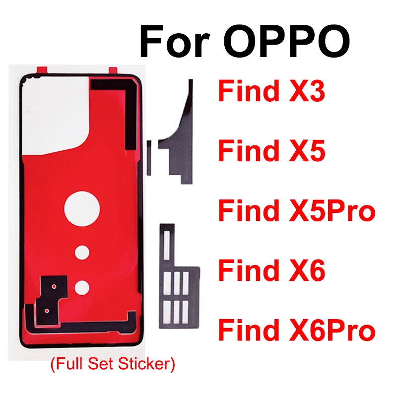 1 Set For OPPO Find X3 X5 X5 X6 Pro Rear Back Battery Door Housing ...