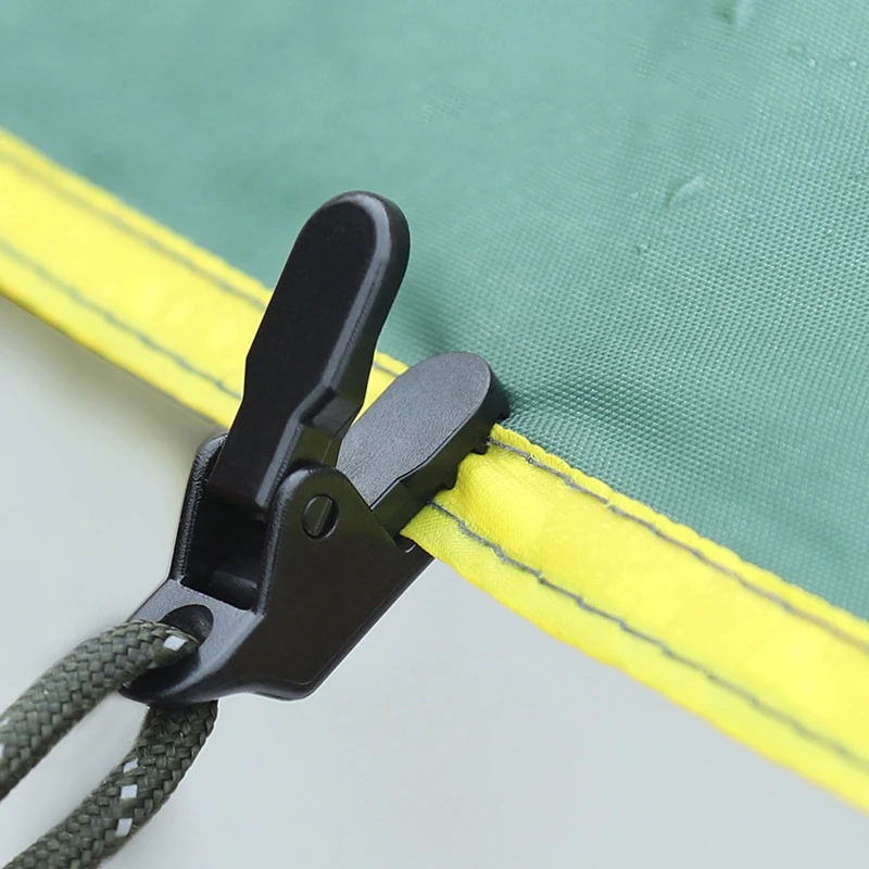 10Pcs Tent Clamps Plastic Tarp Clips Alligator Clip Hook Canvas Tighten ...