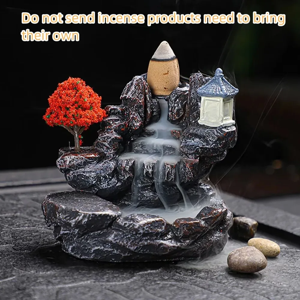 Backflow Incense Holder Waterfall Incense Burner Home Decor ...