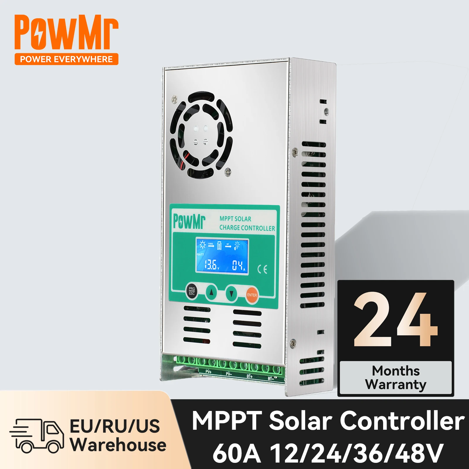 Mppt Solar Charge Controller 12v 24v 48v 60a - Mppt Solar Charge ...