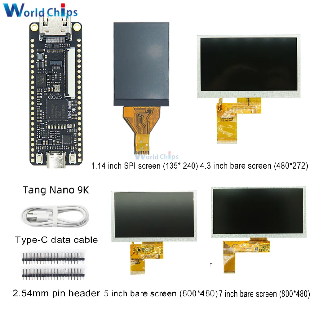 Tang-Nano-9K-Gaoyun-FPGA-GoAI-Development-Board-GW1NR-9-RISC-V-RV-HDMI ...