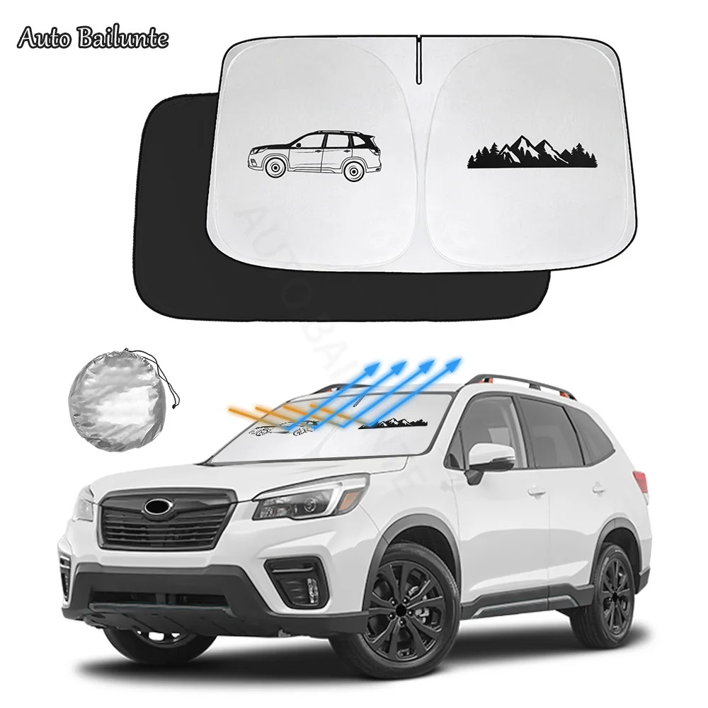 For-Subaru-Forester-2019-2024-Car-Windshield-Sunshade-Cover-Front ...