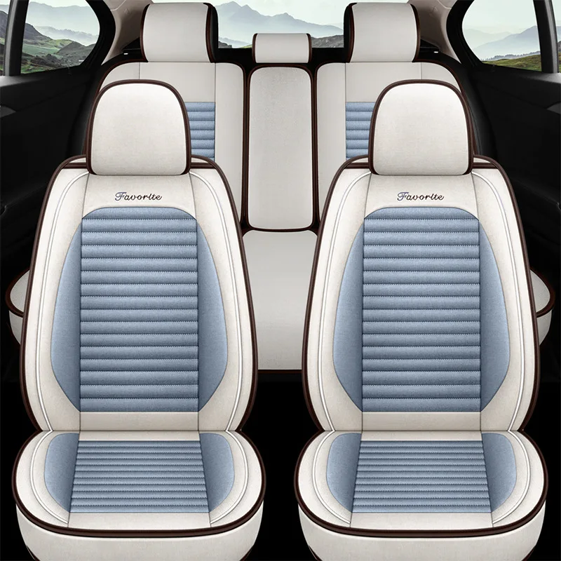 Seasons-linho-capa-de-assento-do-carro-universal-respir-vel-para-a ...