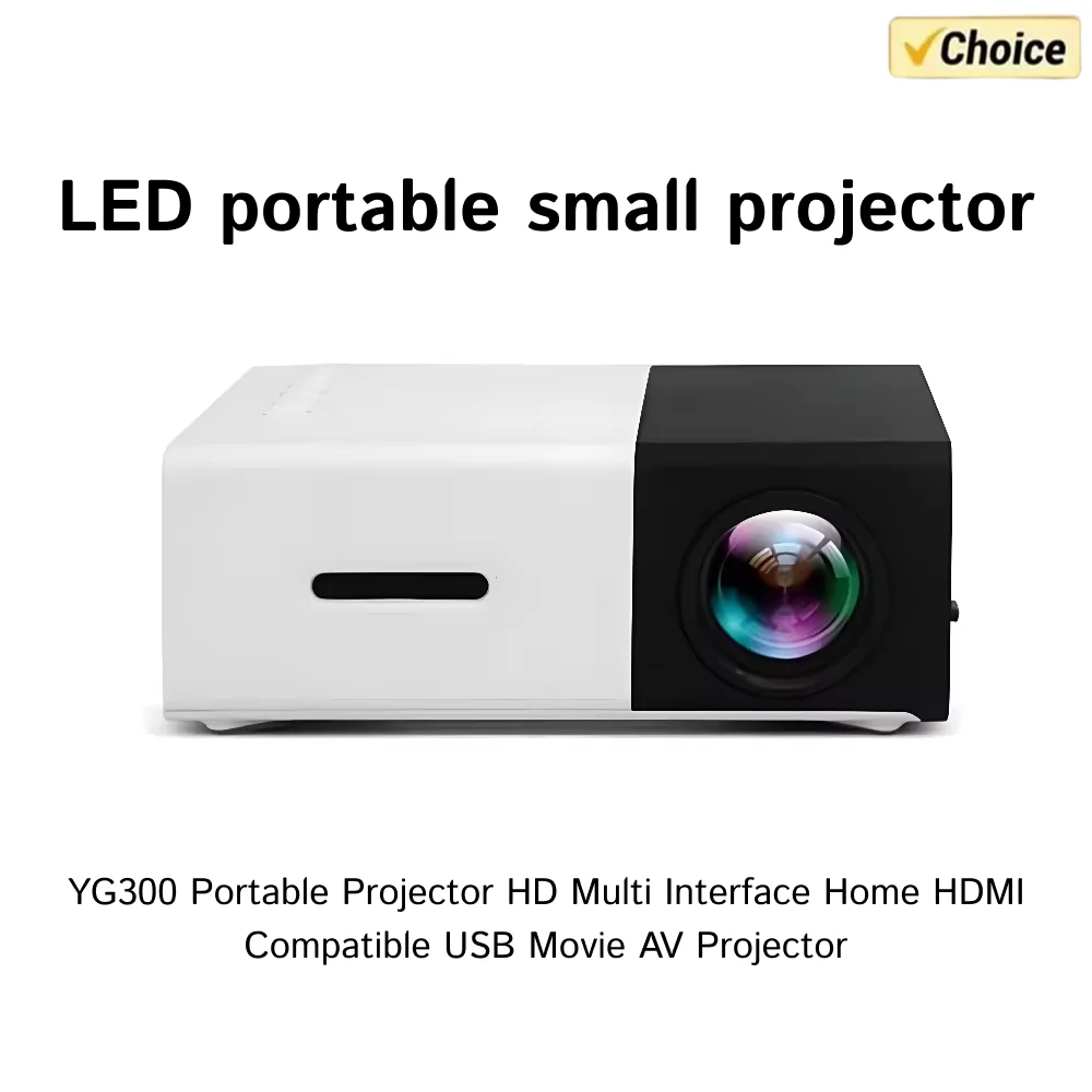 YG300-Projector-Smart-Home-Theater-HD-Projector-Portable-Projector-Mini ...