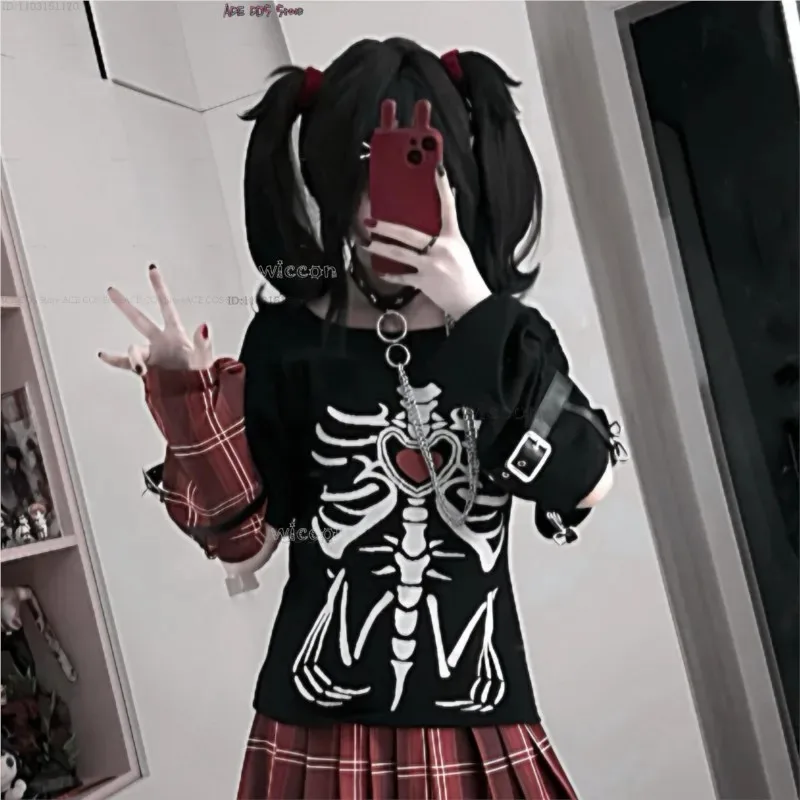 25COSNeedy Girl Overdose Black KAngel Ame Cosplay Costume Wig Game ...