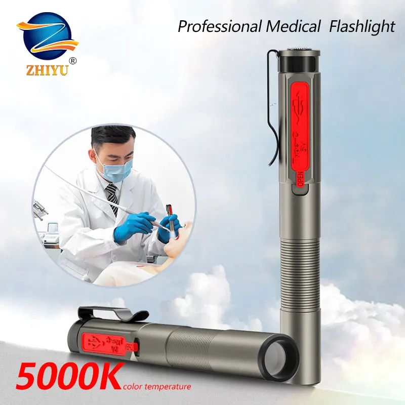 Medical Flashlight Small Strong Light Super Bright Outdoor Long-range ...