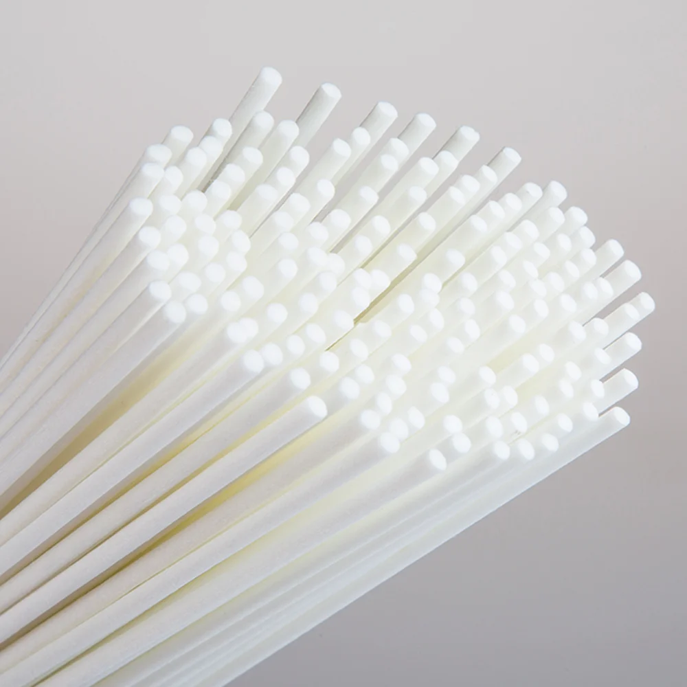 1000pcs 3mm 10/20/22/23/25/35/40cm White Fiber Rattan Sticks Home ...