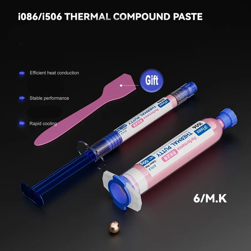 iFixes i086/i506 Thermal Compound Paste 8/50g Silicone Plaster for CPU ...