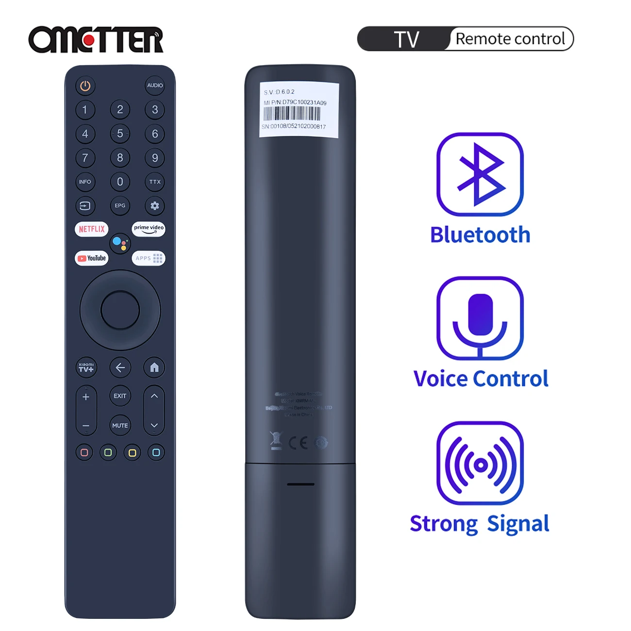 CONTROL-remoto-por-voz-para-Xiaomi-mando-a-distancia-Ultra-HD-4K-QLED ...