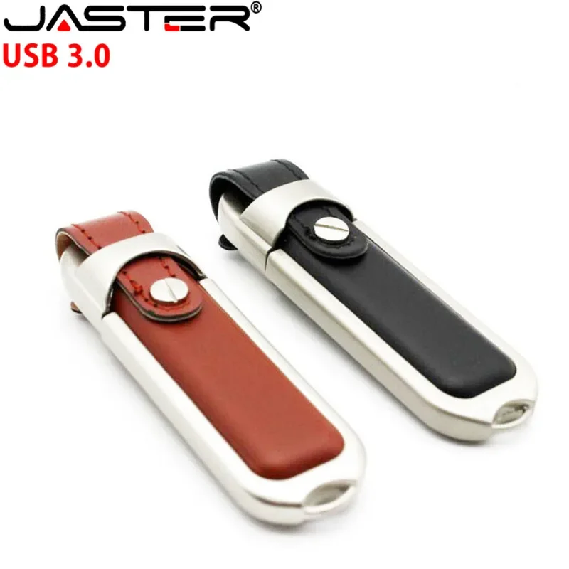 Brown Leather USB 3.0 Flash Drive 4GB 8GB 16GB 32GB 64GB 128GB Real ...